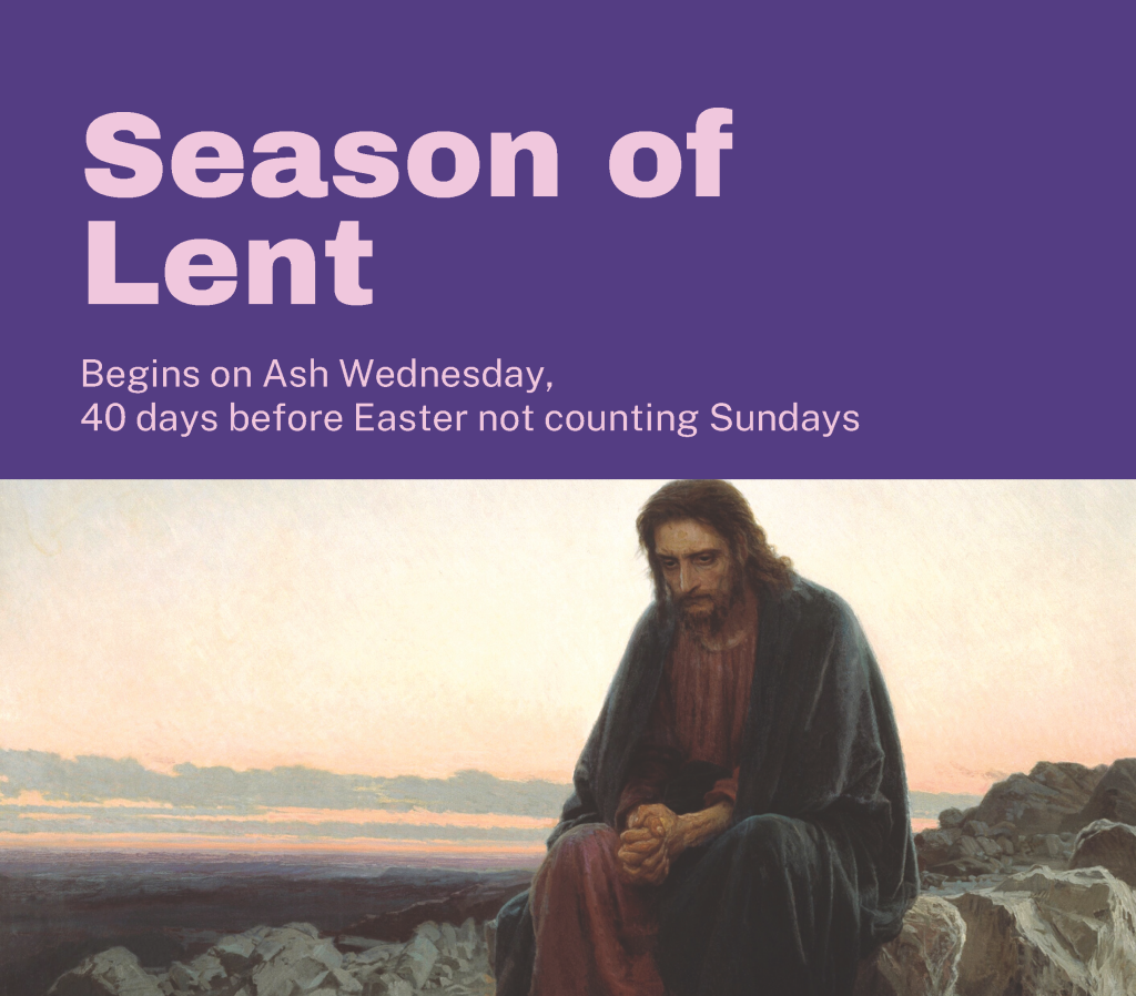 Season of Lent - Barker Road Methodist Church